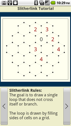Android Apps: Slitherlink